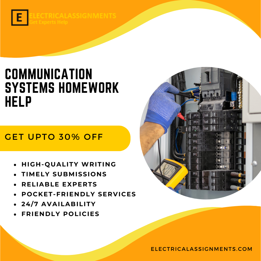 Communication Systems Assignment Help | Hire Someone To Do Electrical ...